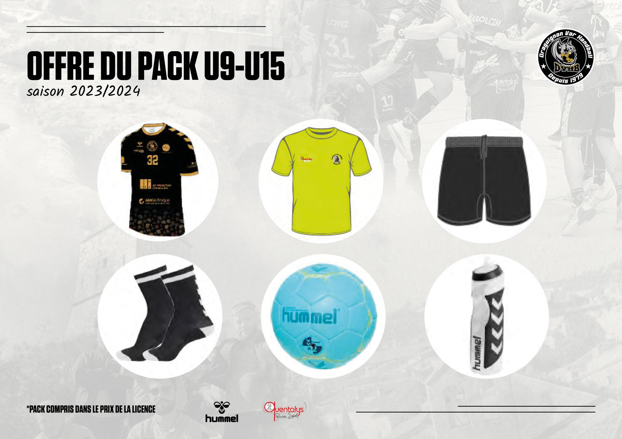 Packs équipement - DVHB - Draguignan Var Handball